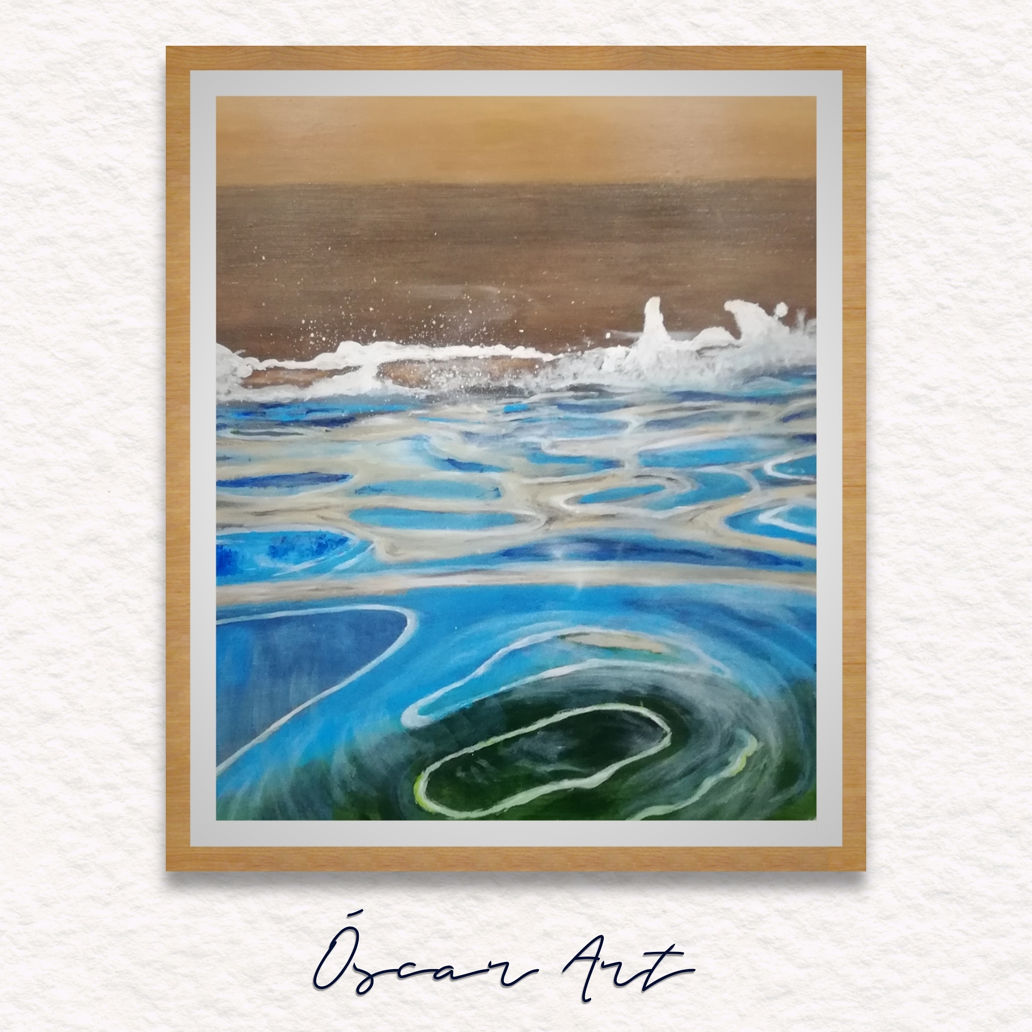 «Colores del mar» - Oscar Art